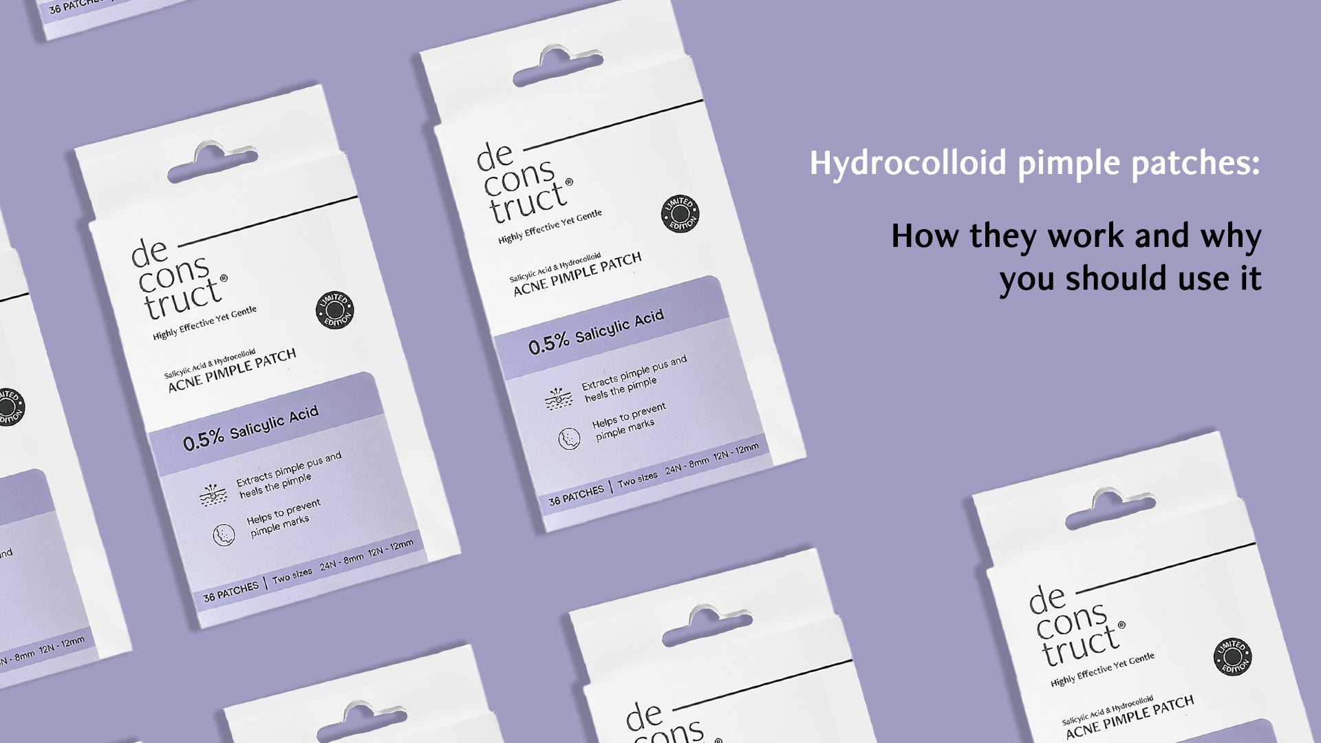 Hydrocolloid pimple patches: Effective acne treatment