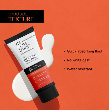 Buy Fluid Brightening Sunscreen with SPF 50+ - Deconstruct