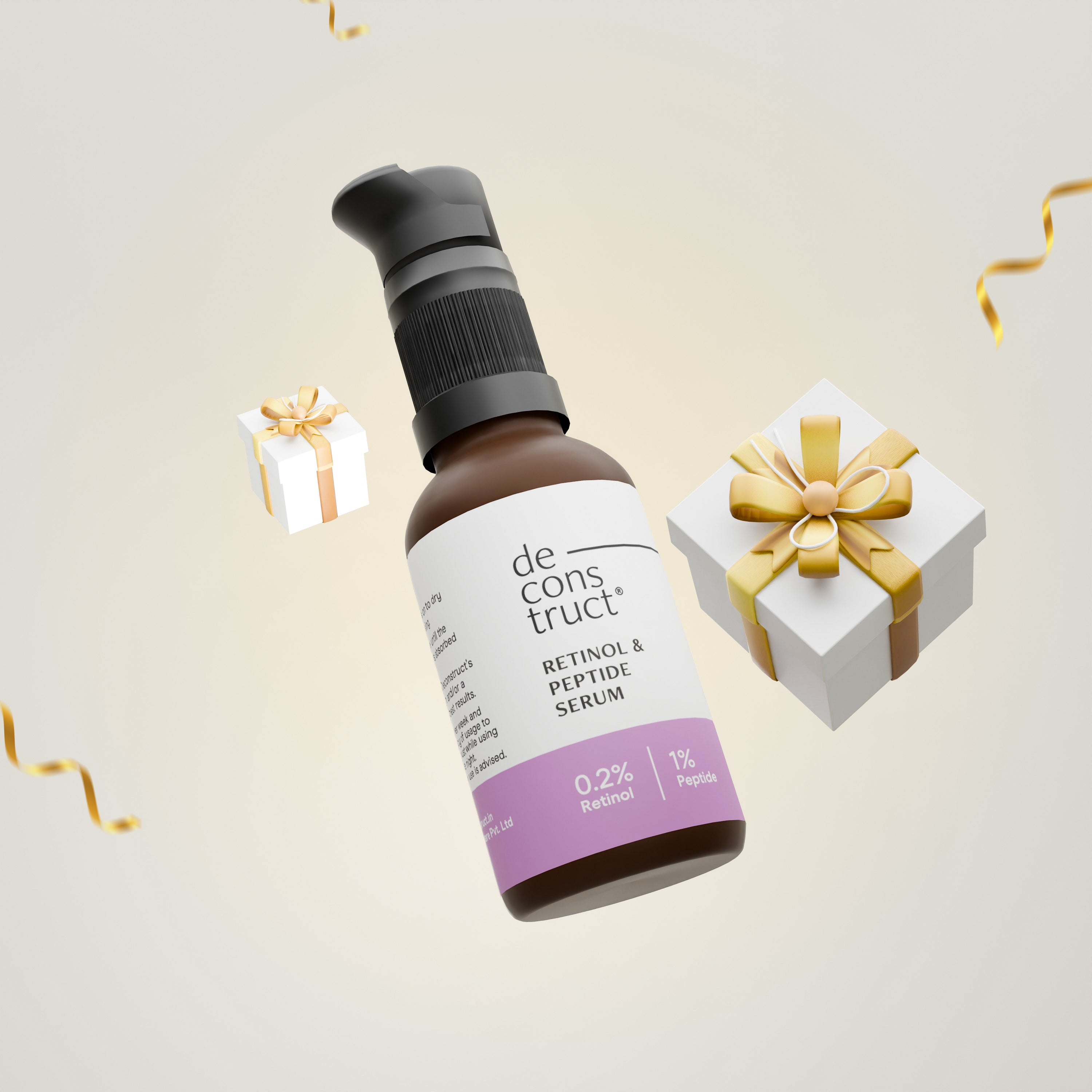 Buy Retinol & Peptide Serum To Improve Anti-ageing at Deconstruct